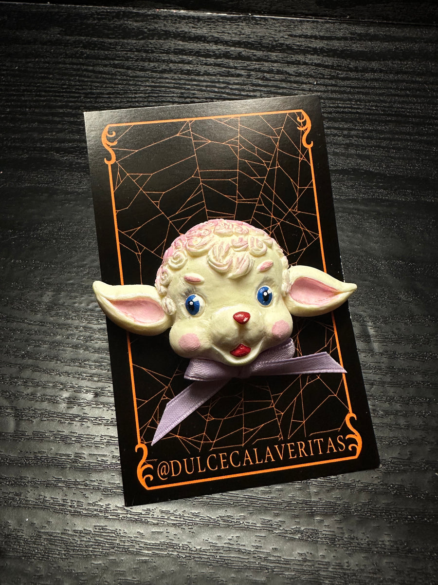 Vintage inspired lamb pin – Dulce Calaveritas